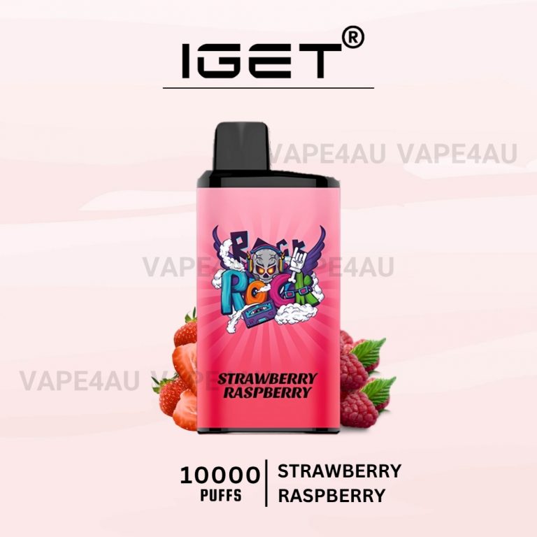 IGET Bar Pro 10000 Puffs Strawberry Raspberry | VAPE4AU