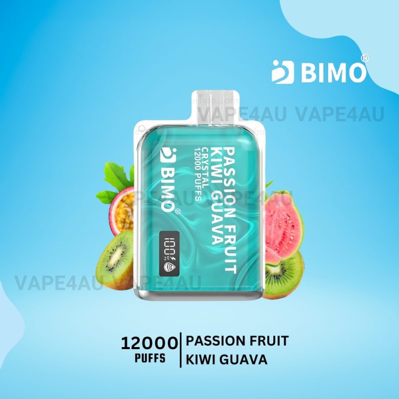 BIMO Crystal 12000 Puffs Passion Fruit Kiwi Guava | VAPE4AU