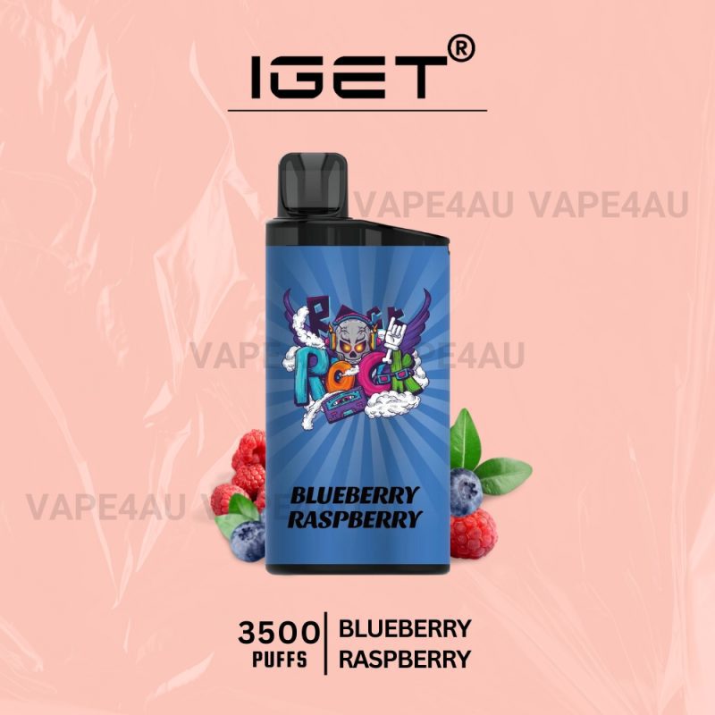 IGET Bar 3500 Puffs Blueberry Raspberry | VAPE4AU