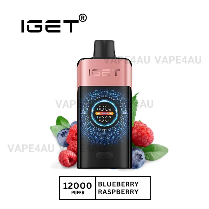 IGET One 12000 Puffs Blueberry Raspberry | VAPE4AU