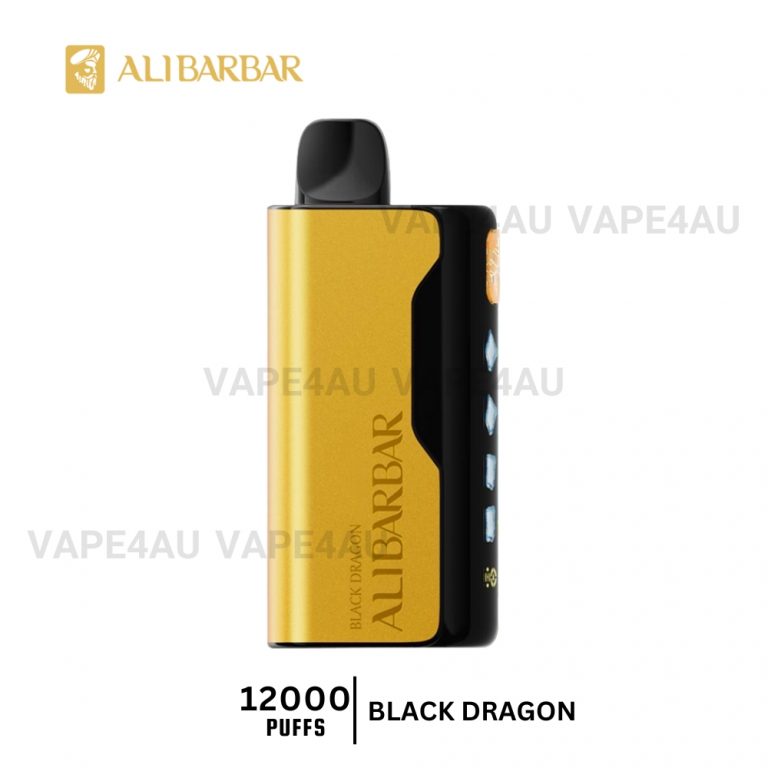 ALIBARBAR Ice Adjust 12000 Puffs Black Dragon | VAPE4AU